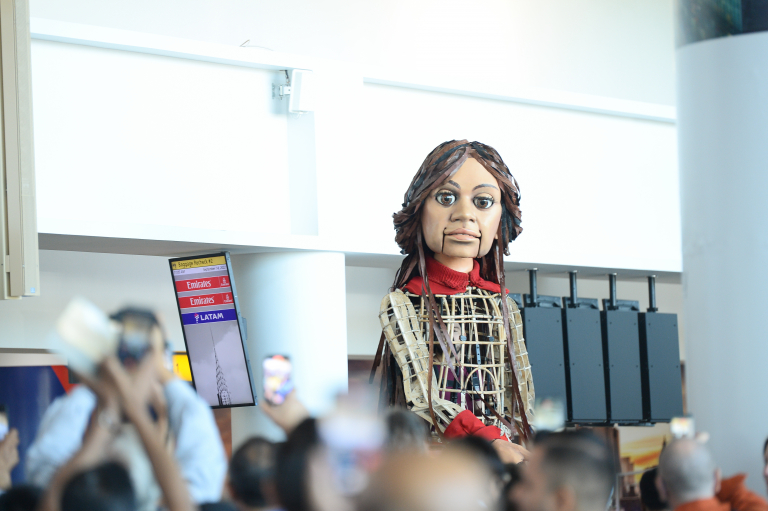 Little Amal Walks NYC Spreads a Message of Love, Hope & Acceptance With ...